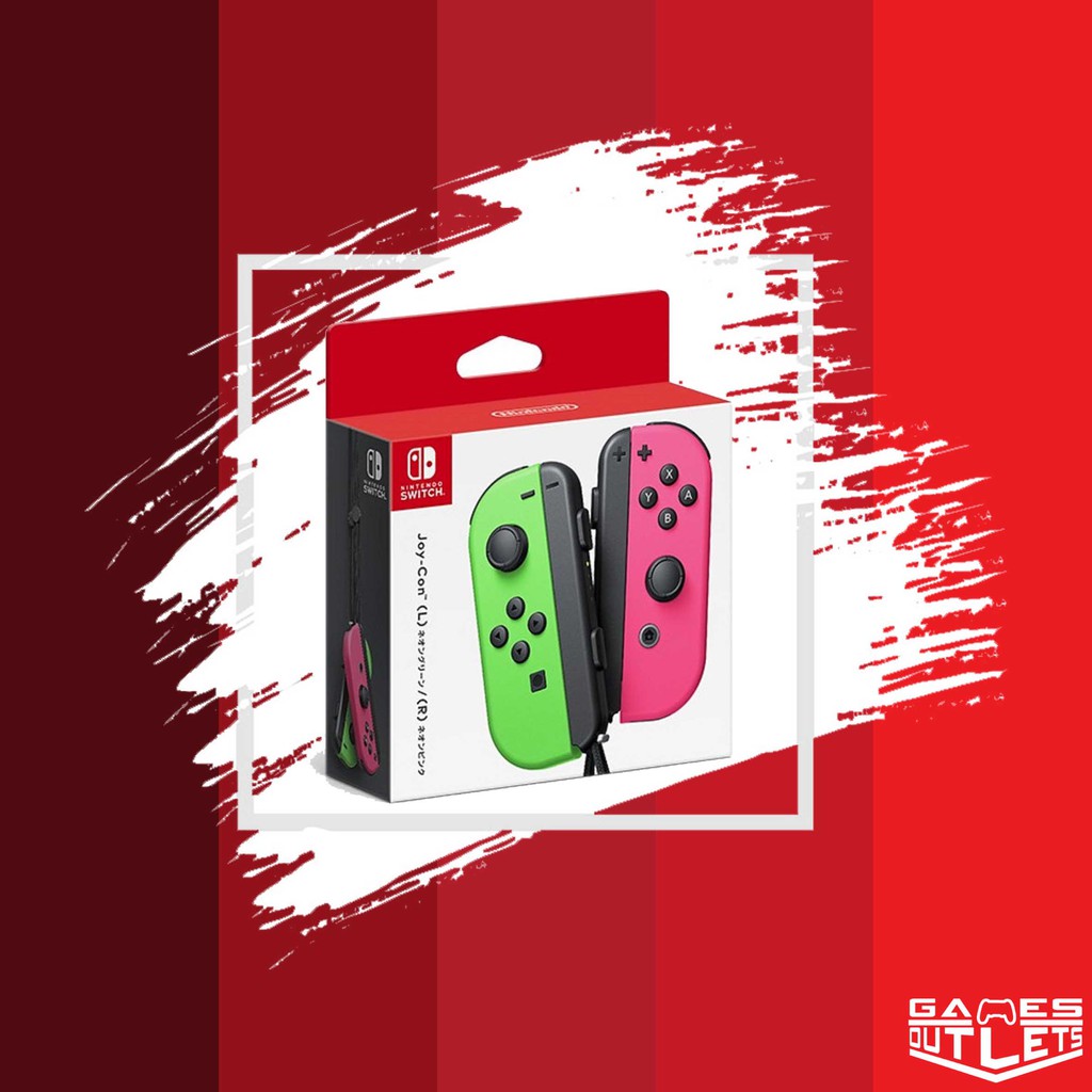 NINTENDO JOY CONTROLLER PACK - NEON GREEN/NEON PINK | Shopee Singapore