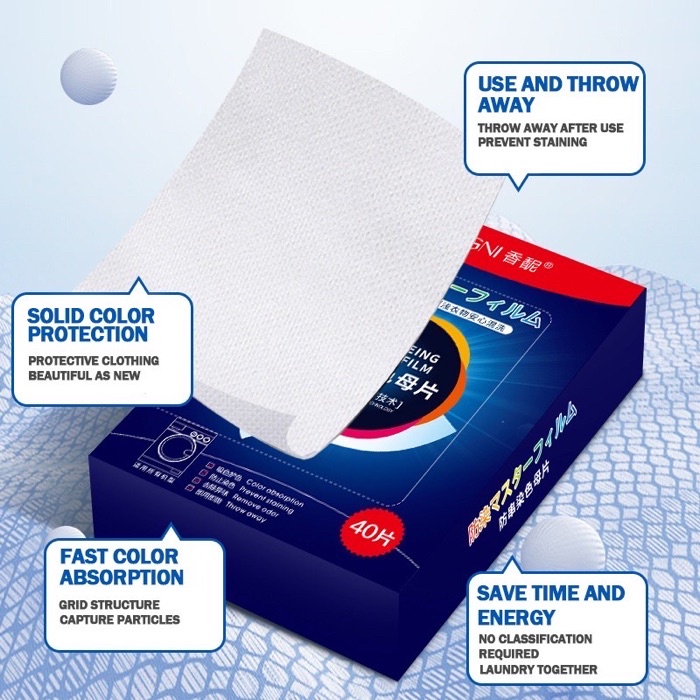LAUNDRY COLOR ABSORBER SHEETS COLOR CATCHER SHEETS | Shopee Singapore