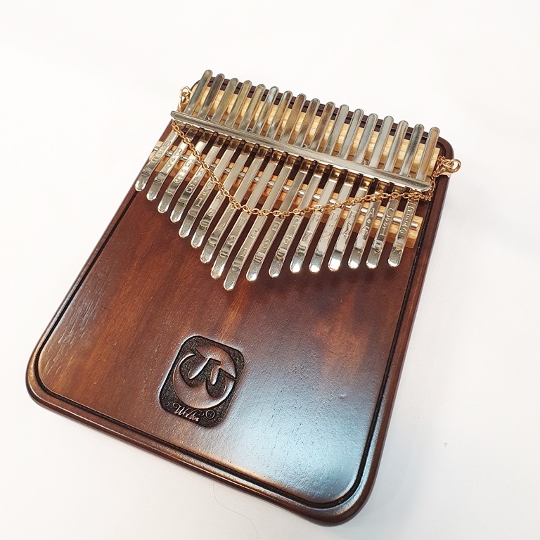 17 Keys Walnut Wood Kalimba, Flat board design | Shopee Singapore