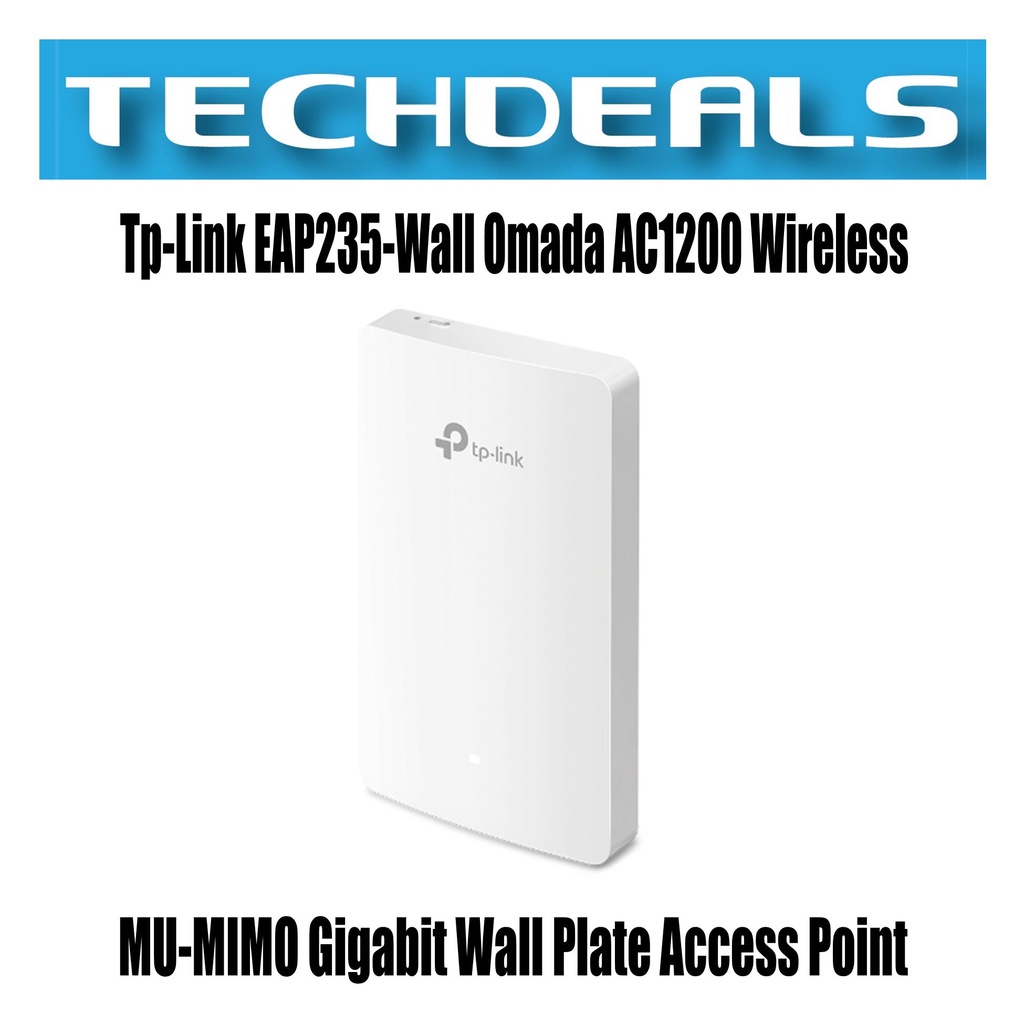 Tp-Link EAP235-Wall Omada AC1200 Wireless MU-MIMO Gigabit Wall Plate ...