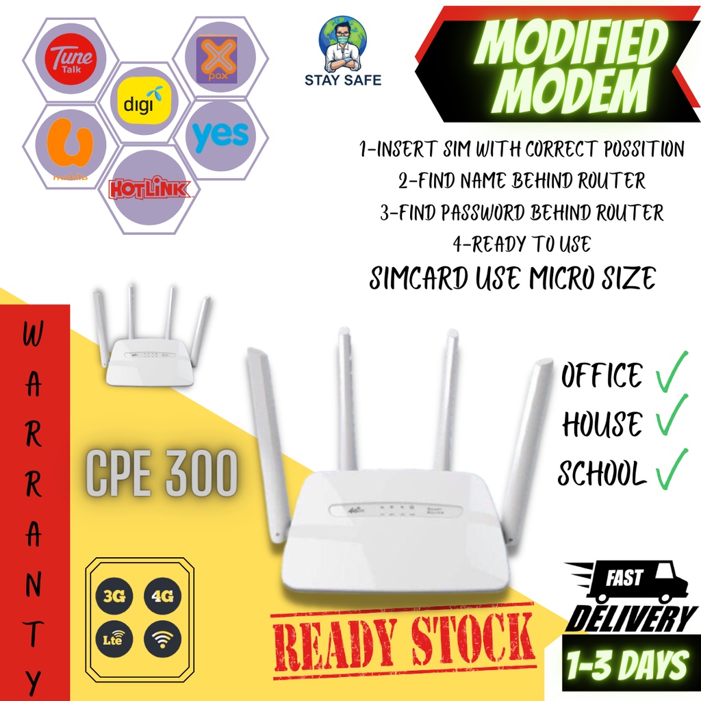 2021 Wifi modem/Wifi router Modified / Unlocked Unlimited Internet Data ...