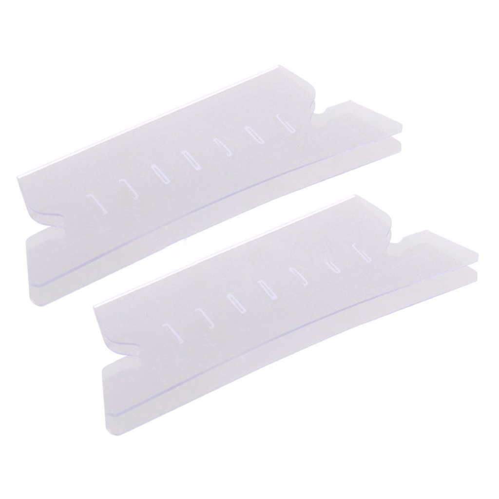 50pcs Universal Translucent Plastic Hanging Folder Index Tabs for ...