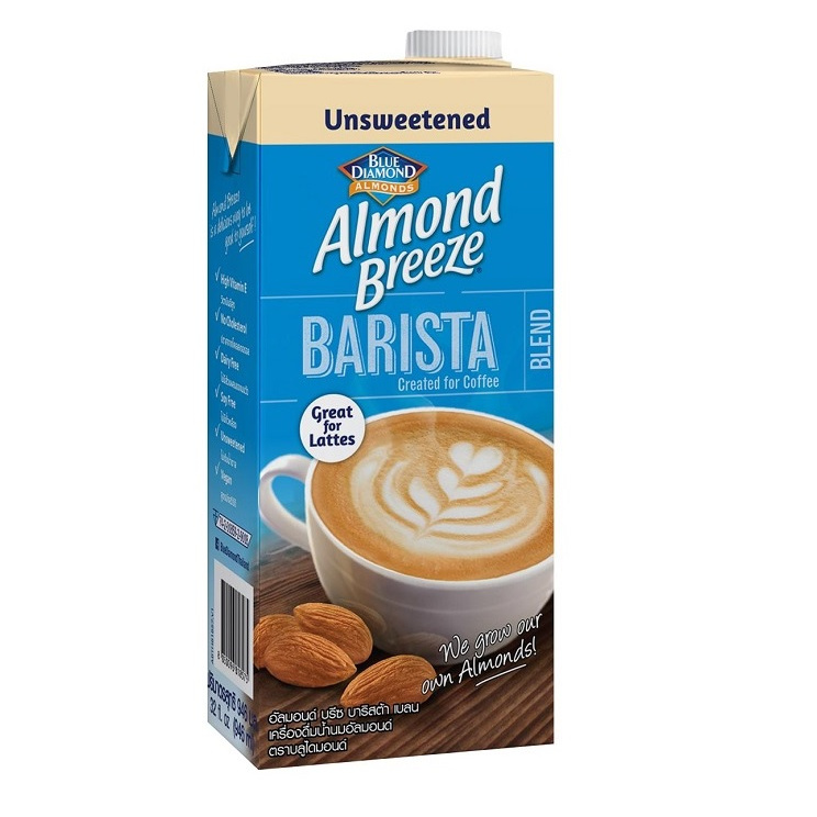Blue Diamond Unsweetened Almond Breeze Barista 946Ml | Shopee Singapore