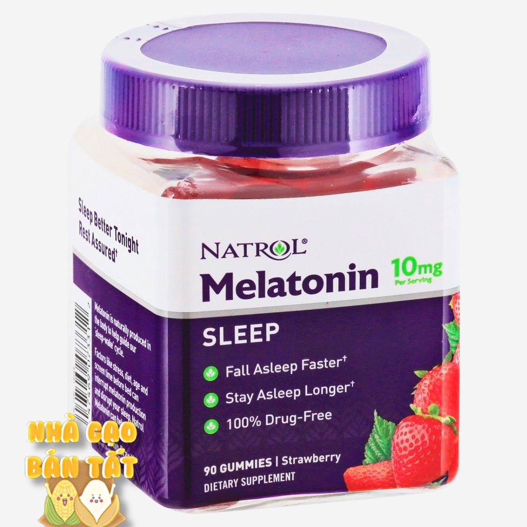 Natrol Gummies Melatonin Gummies Melatonin 10mg 90 Tablets / 180 ...