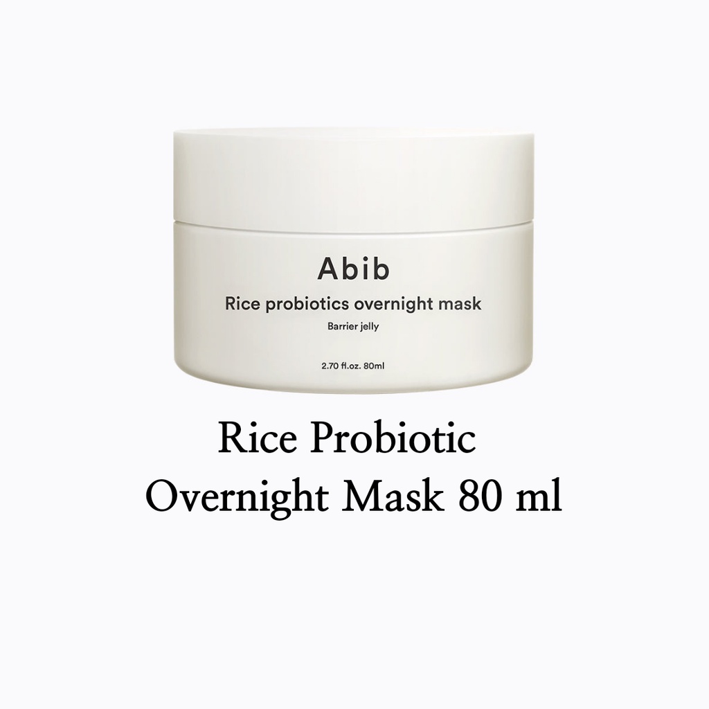Abib Rice Probiotics Overnight Mask Barrier Jelly 80ml | Shopee Singapore