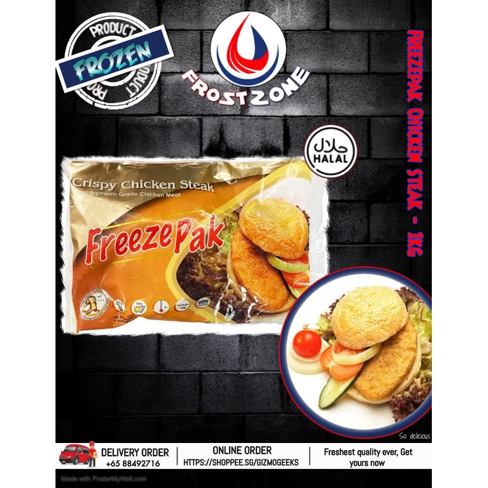 Freezepak Chicken steak - 1kg | Shopee Singapore