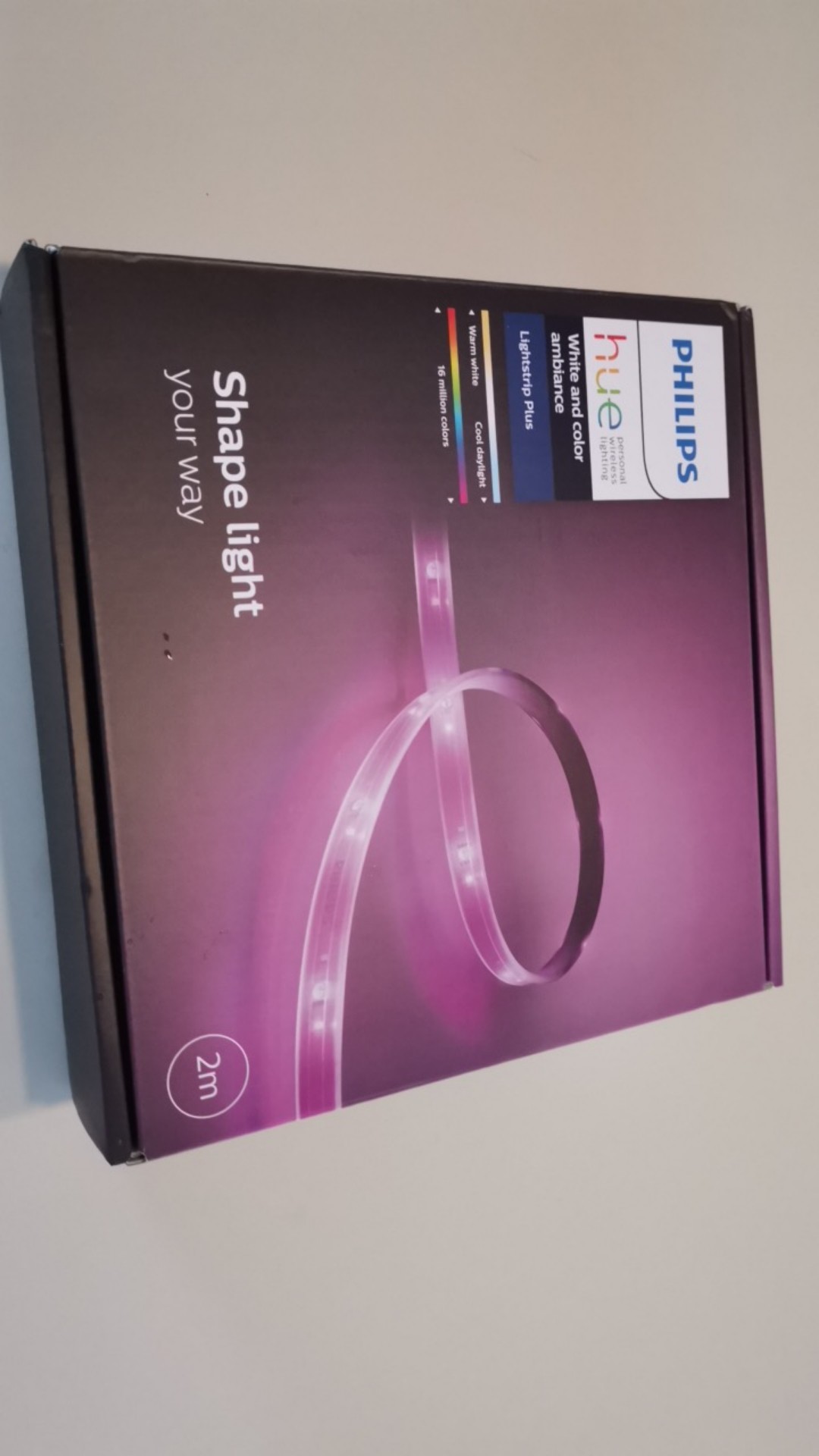 PHILIPS Hue LED LightStrip Plus Dimmable LED Strip Starter Set/ Smart ...