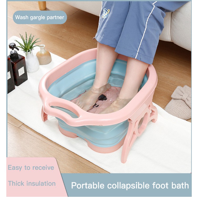 Portable Foot Basin Collapsible Foot Washing Basin Foot Spa Bucket ...