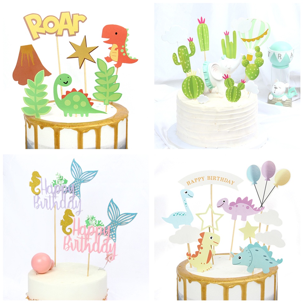 [SG Seller] Cute Cake Topper Set | Shopee Singapore