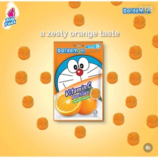 Doraemon Vitamin C Pastilles Orange Flavor 40g | Shopee Singapore
