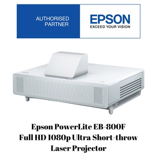 Epson PowerLite EB-800F Full HD 1080p Ultra Short-throw Laser Projector ...