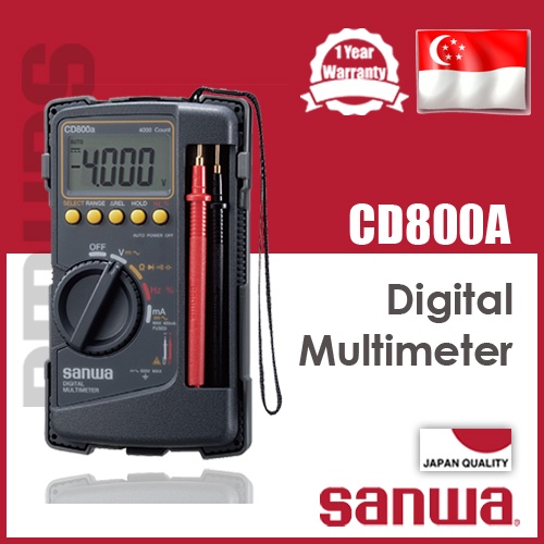 Sanwa CD800A Digital Multimeter - AC/DC Voltmeter | Shopee Singapore