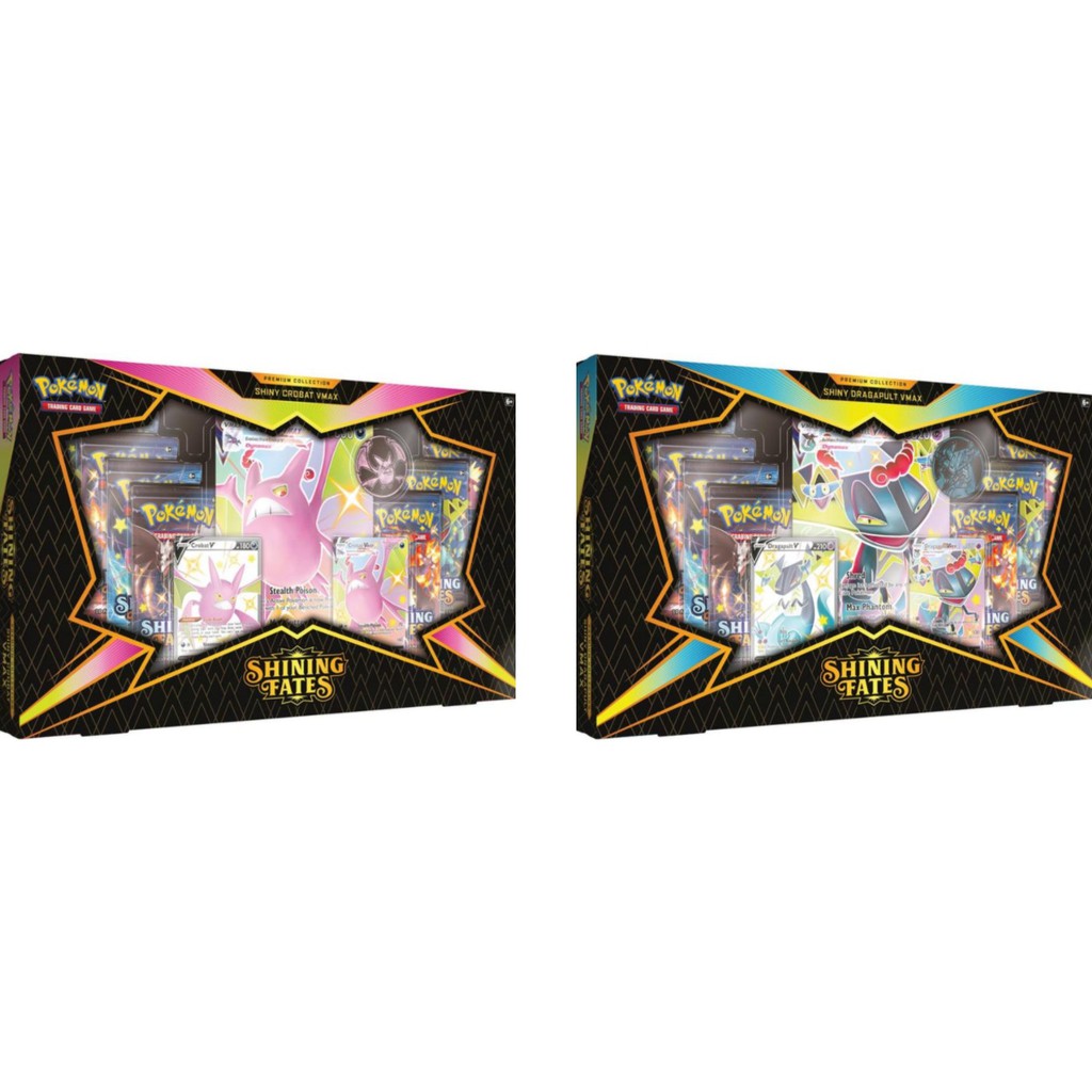 Pokemon TCG Shining Fates Premium Collection Box Set Shiny Crobat ...