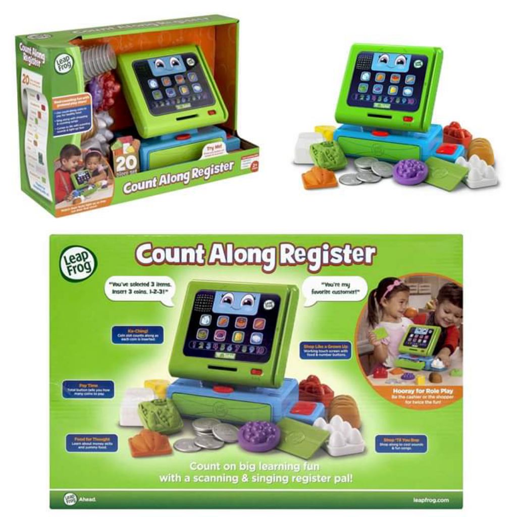 BNIB: LeapFrog Count Along Cash Register | Shopee Singapore