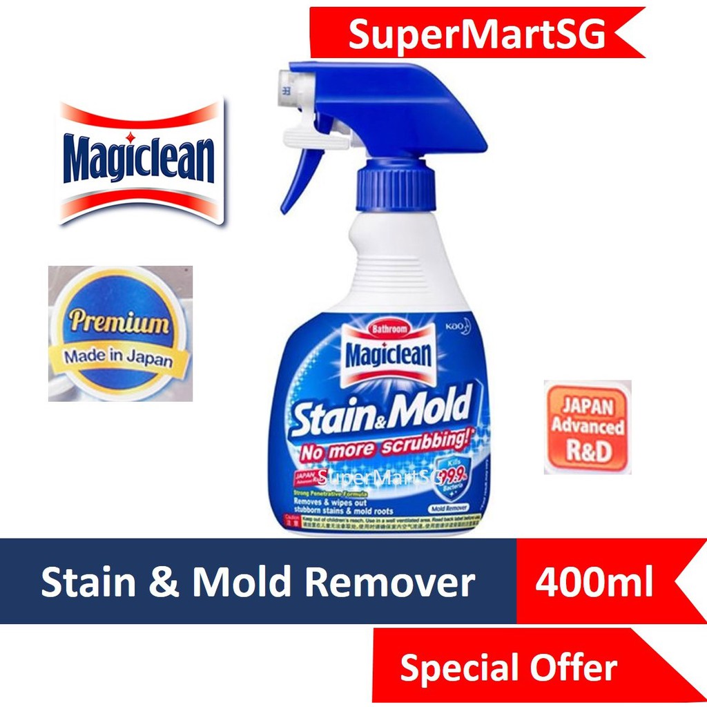 Magiclean Bathroom Stain & Mold Remover - Trigger 400ml | Shopee Singapore
