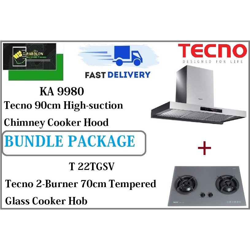 TECNO BUNDLE PACKAGE FOR ( KA 9980 & T22TGSV ) | Shopee Singapore
