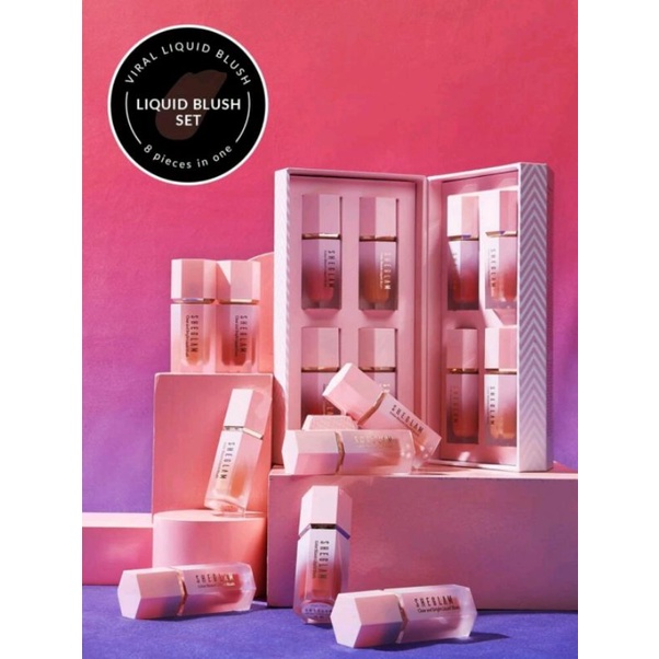 SHEGLAM Color Bloom Liquid Blush Box Set | Shopee Singapore