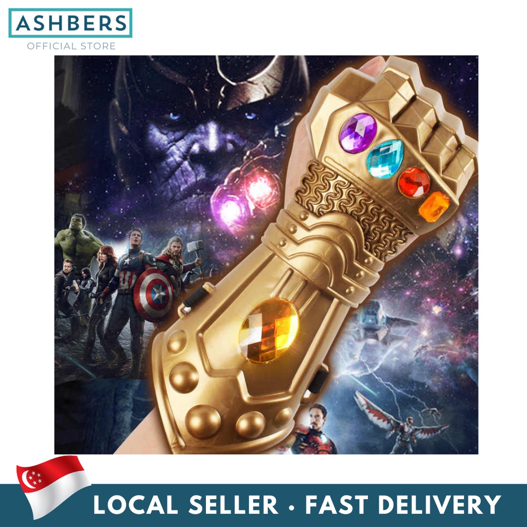Avengers Thanos Gauntlet Glove Cosplay Prop Gem Gloves Infinity ...