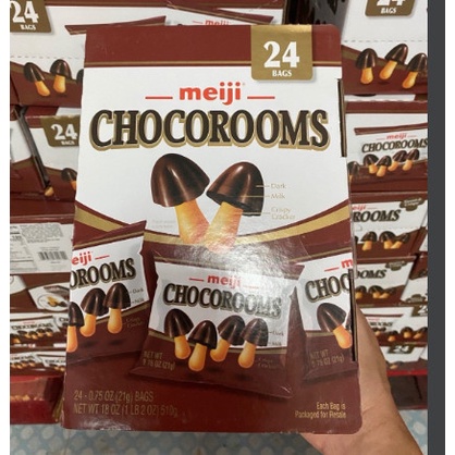 Meiji CHOCOROOMS Mushroom Cake 510g | Shopee Singapore