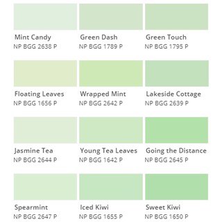 Nippon Paint Vinilex 5000 ( 1 Litre ) GREEN Base 1 #part 2 | Shopee ...