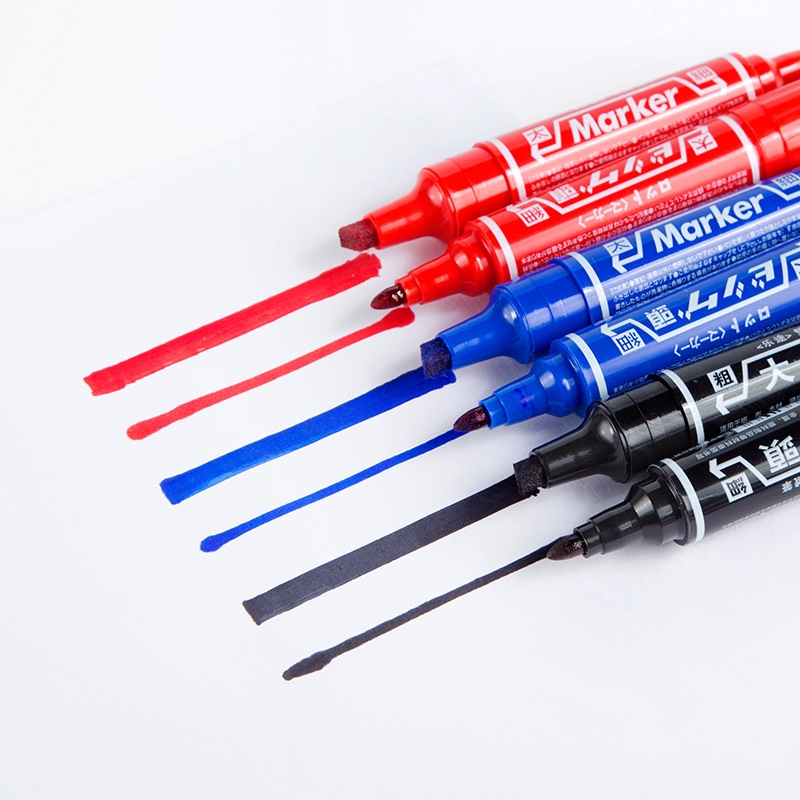 1 PC Marker pen Unerasable, permanent Large Capacity Black,Red,Blue Ink ...