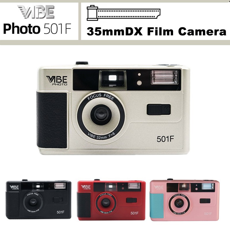 Vibe Photo 35mm Film Camera 501F - Free Pouch included | Shopee Singapore