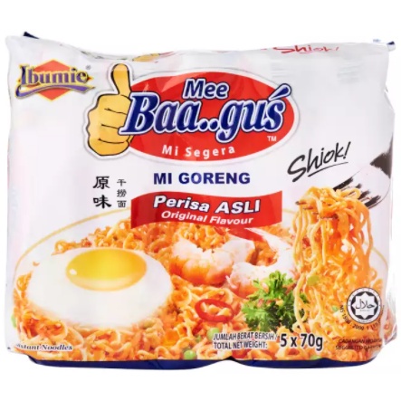 BAAGUS Mi Goreng Asli 350G | Shopee Singapore