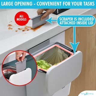 [SG Ready Stock] Hanging Dustbin with Cover*With or w/o Inner Bin with ...