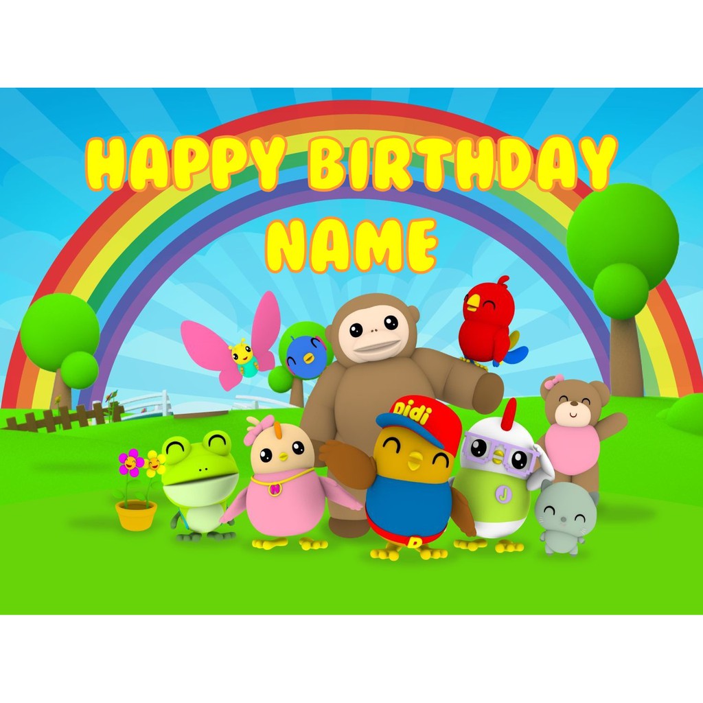 Custom Table Display Signage - Didi and Friends | Shopee Singapore