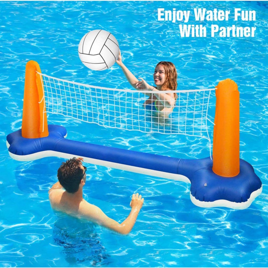 Large floatie beach pool volleyball inflatable float swimming party Toy ... Large floatie beach pool volleyball inflatable float swimming party Toy ...