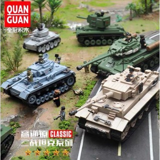 [Ready stock] Tank Lego compatible brick building blocks Warship Cobi ...