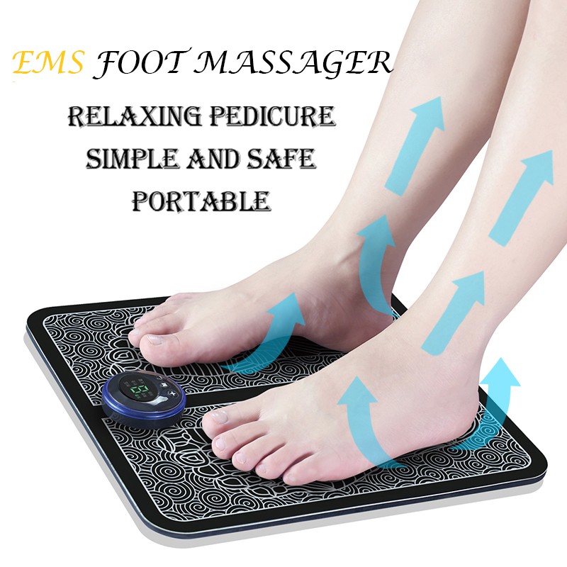 EMS Smart Foot Massager Electric Foot Massage Cushion | Shopee Singapore