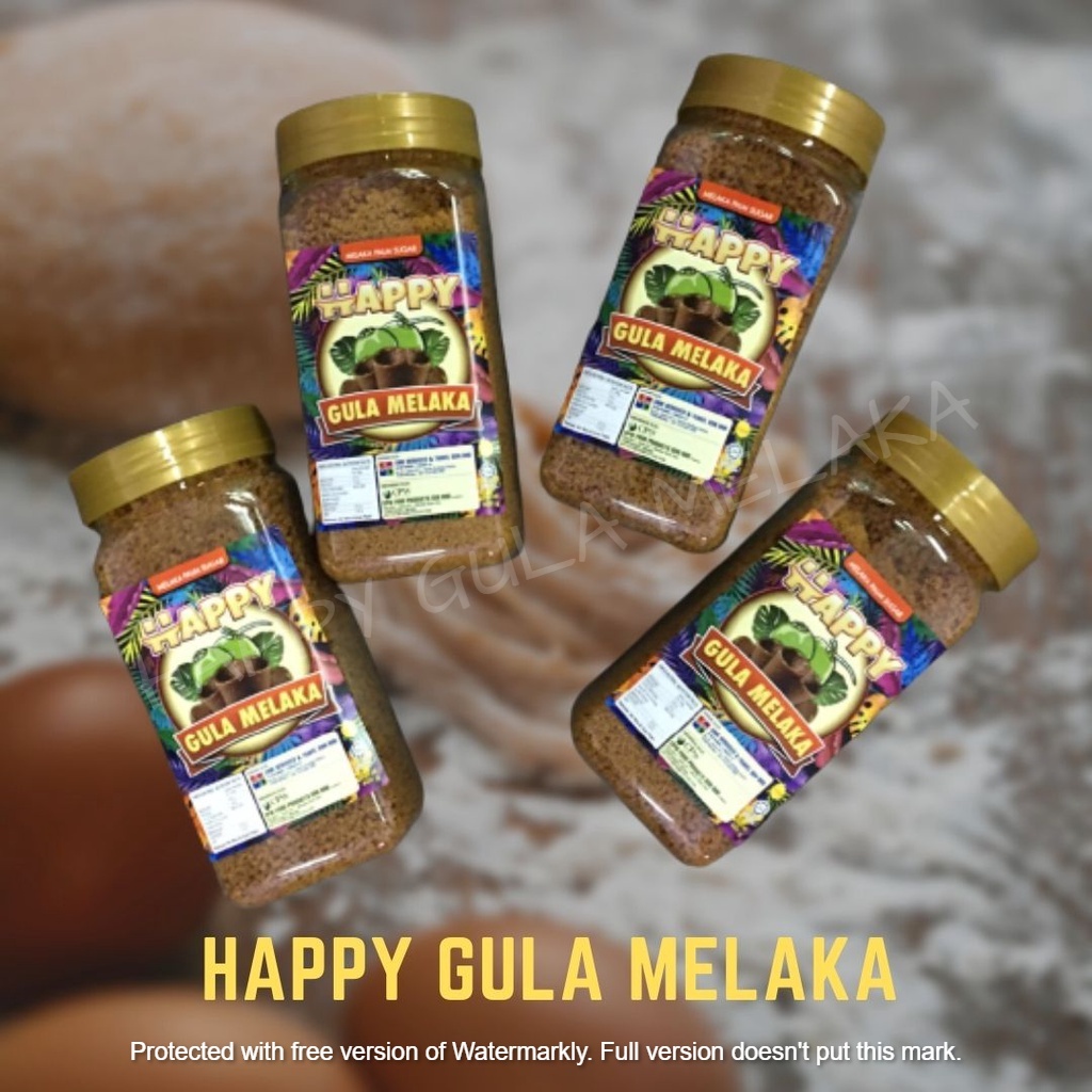 Gula Melaka Powder Happy Gula Melaka马六甲椰糖粉 300g | Halal [READY STOCK ...