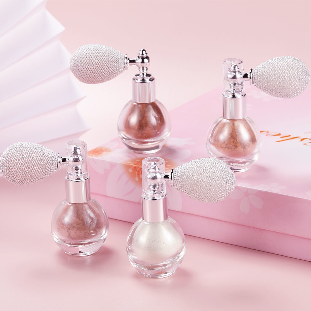 Tik Tok Same Style Highlighter Spray Powder Glitter Brighten Pearl Hair Body Fragrance