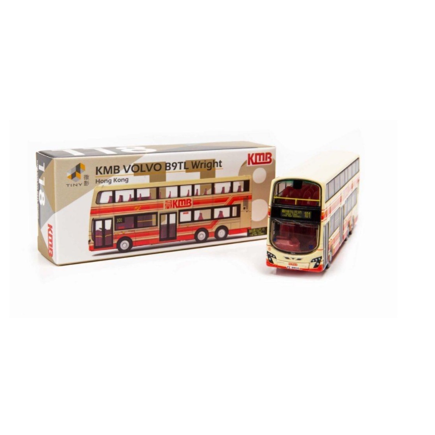 SG Seller: TINY 118 Volvo Wright B9TL KMB Hong Kong Bus Model 1:110 ...