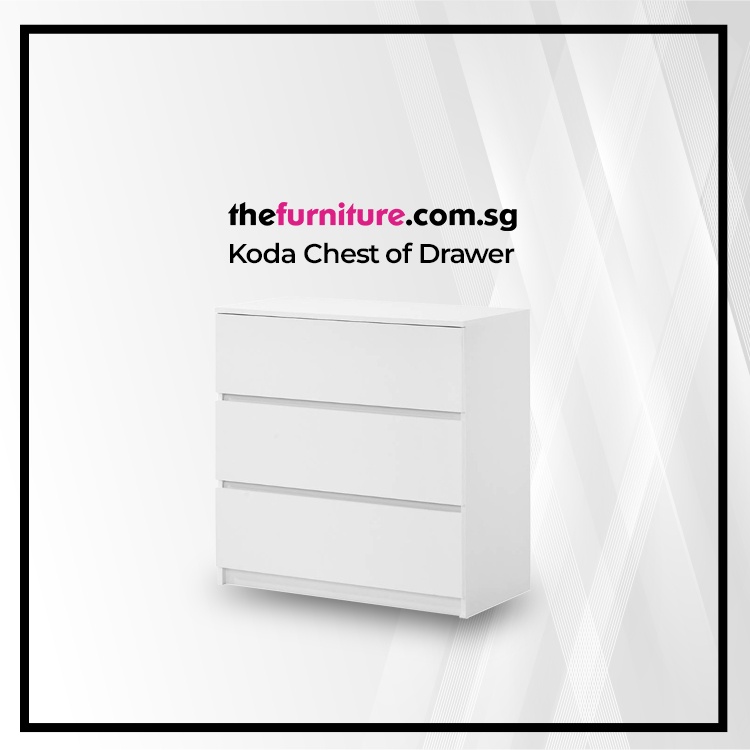 Koda Chest of Drawer (3 Drawers) | Shopee Singapore
