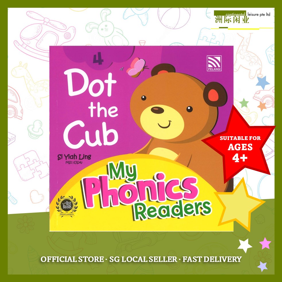 My Phonics Readers - Dot The Cub ( Children's Storybooks ) | Shopee ...
