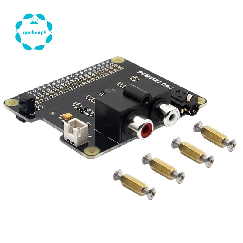 Chip pcm5122 ti hifi dac audio sound card module for raspberry pi 3 ...