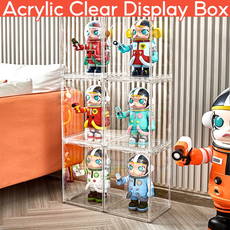 Fully Transparent Acrylic Display Case Blind Box Popmart Molly ...