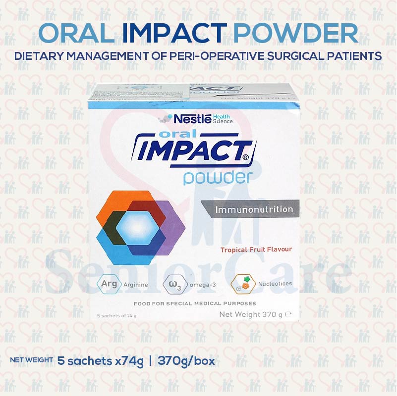 Nestle Oral Impact Powder 5 sachets x 7g Tropical Fruits Flavour - High ...