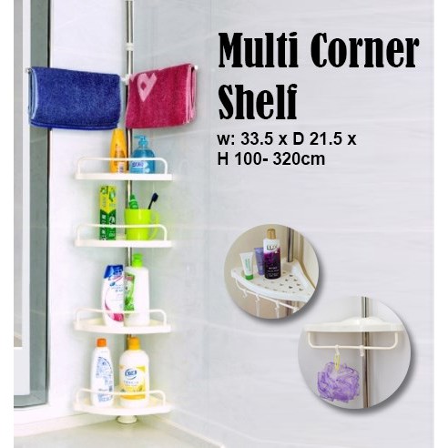 Multi Corner Shelf ( BEST QUALITY ) | Shopee Singapore