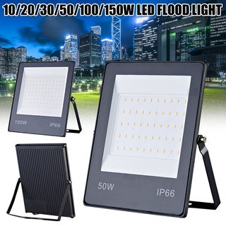 Ultra-thin 10W 20W 30W 50W 100W LED Flood Light 110V/220V Floodlight Spotlight IP68 Waterproof ...