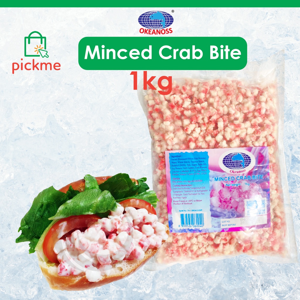Okeanoss Minced Crab Bite 1kg Halal - Frozen | Shopee Singapore