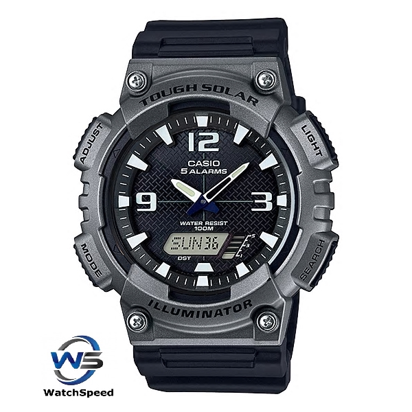 Casio AQ-S810W-1A4 Analog Digital Tough Solar 100M Men's Watch | Shopee ...