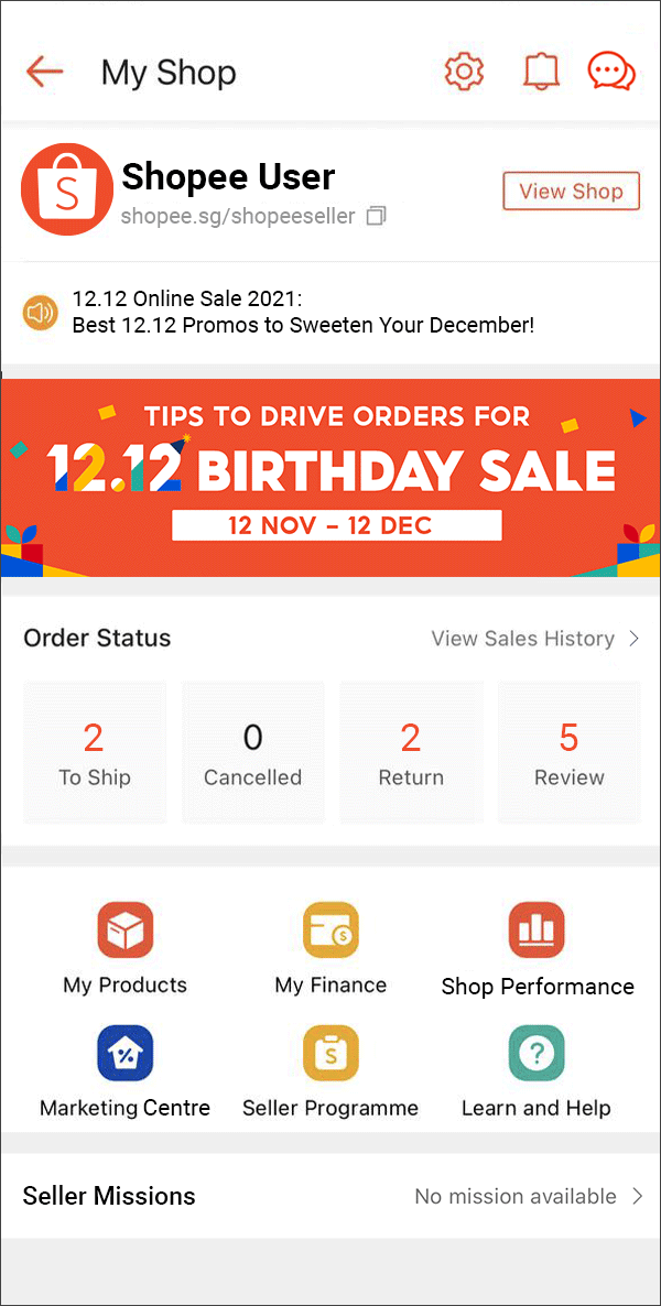 Managing transactions with Seller Balance | Shopee SG Seller Education Hub