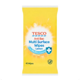 Tesco Original Multi Surface Wipes 40'S Anti bacterial | Shopee Singapore