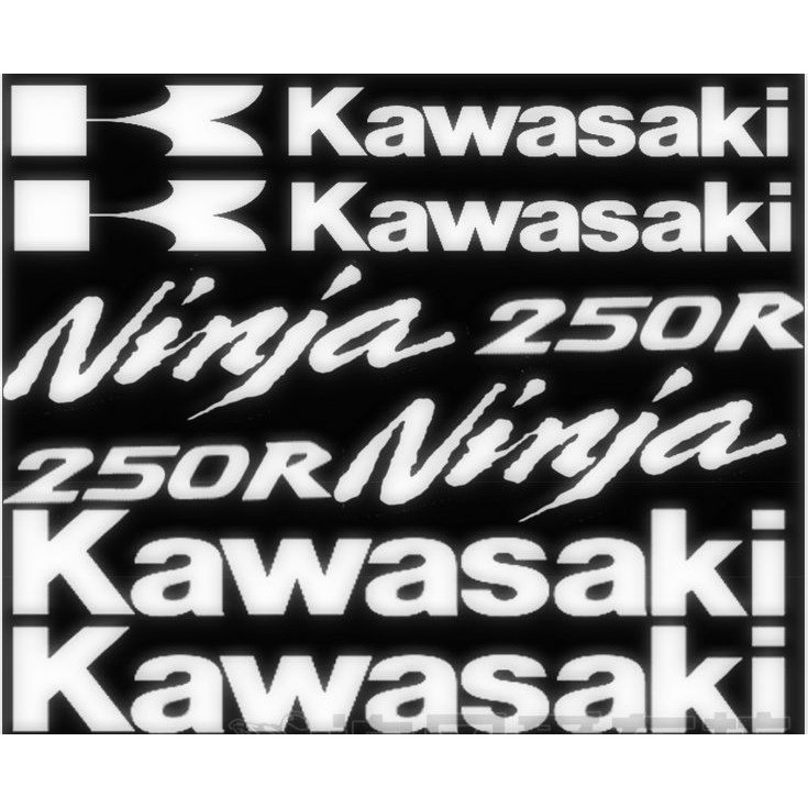 【free Shipping】motorcycle Kawasaki Stickers Ninja Z250 Full Car Decals 