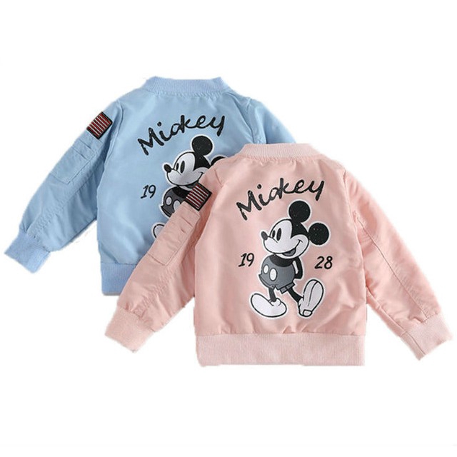 NEW Mickey Jacket Baby Clothes Girls Boys Coat Kids clothing Children ...