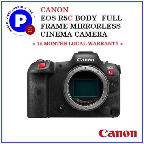 CANON EOS R5C BODY FULL-FRAME MIRRORLESS CINEMA CAMERA(FREE 64GB SD ...