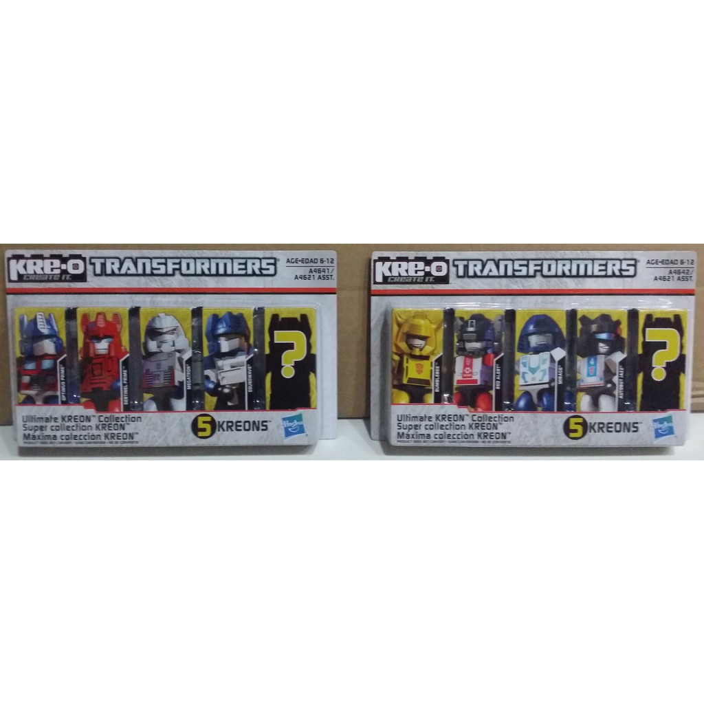 Hasbro Transformers KRE-O Ultimate Kreon Collection Series Set of # ...
